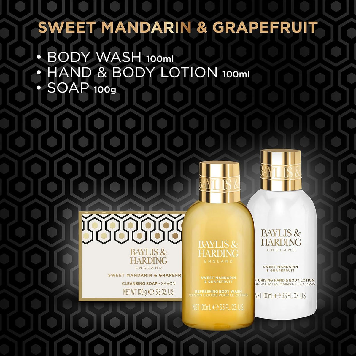 Baylis & Harding Mandarin and Grapefruit Mini Shower Set – Beauty Goddess