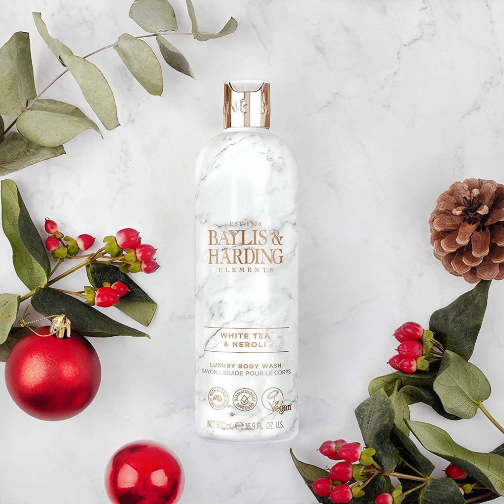Baylis and Harding Elements White Tea and Neroli Shower Gel, 500ml ...