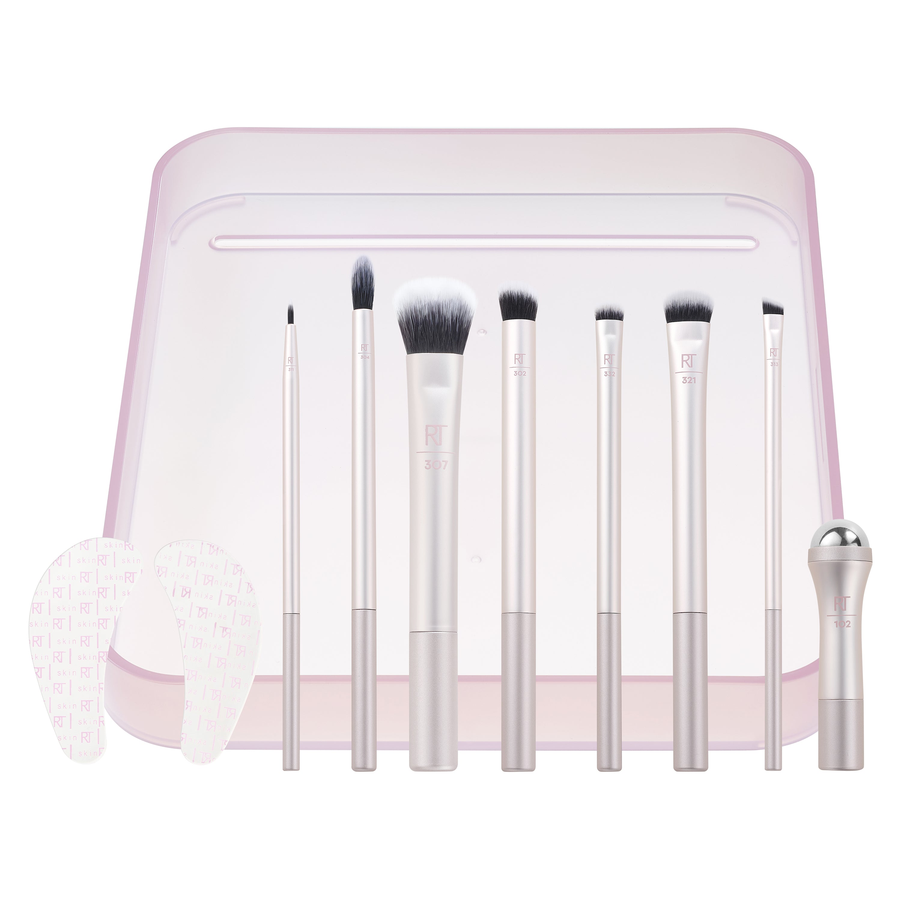 Real Techniques Pink Limited Edition Bright Eyes 10 piece Eye Makeup B ...