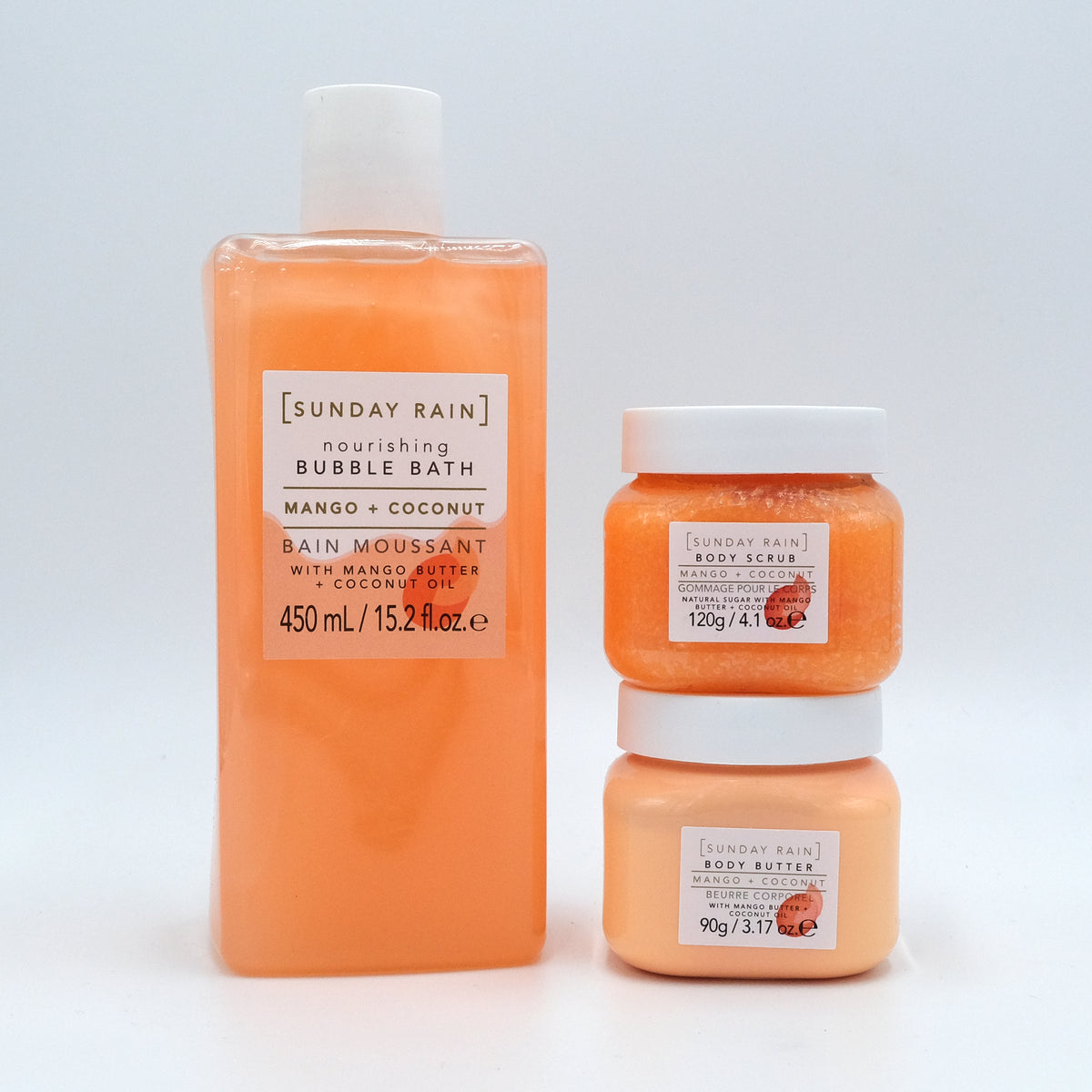 Sunday Rain Mango and Coconut Trio – Beauty Goddess