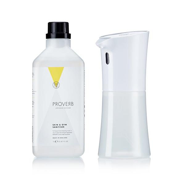 Proverb Sanitizer Spray Dispenser + 1 Litre Hand Sanitizer Refill ...